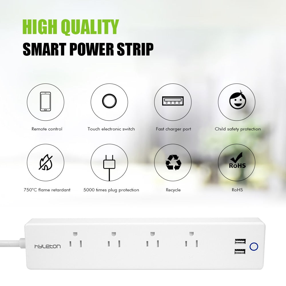 USB Smart Power Strip with Overload Switch – MySmartLifeGear is part of ...